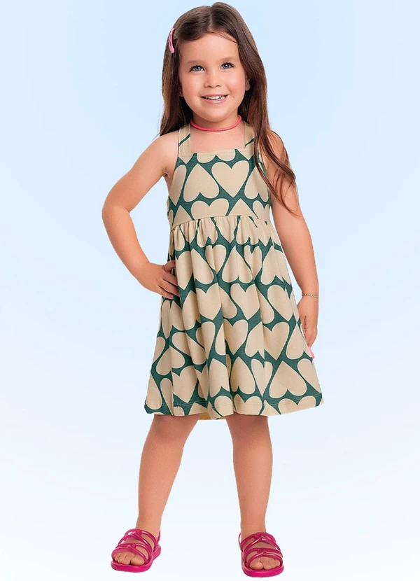 Vestido Verde - Fakini Kids