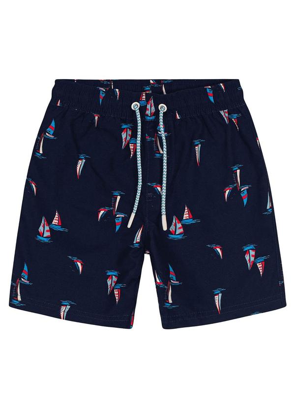 Bermuda Infantil Masculina Azul - Trick Nick