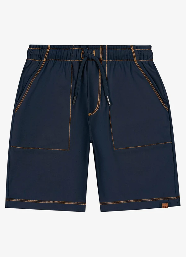 Bermuda Infantil Masculina Azul - Trick Nick