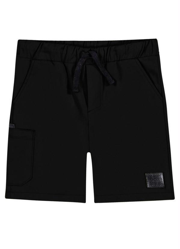 Bermuda Infantil Menino Preto - Trick Nick