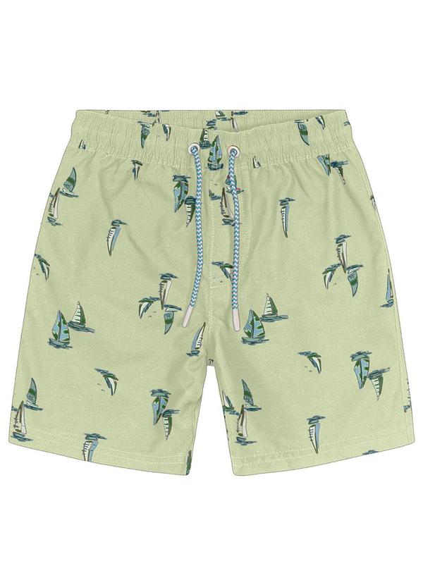 Bermuda Infantil Masculina Verde - Trick Nick