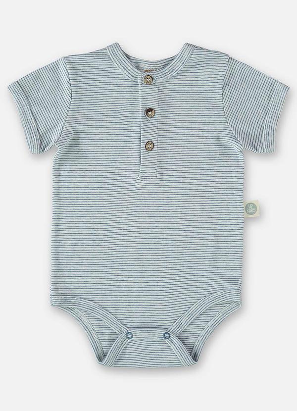 Body Comfy Menino em Ribana Azul - Up Baby