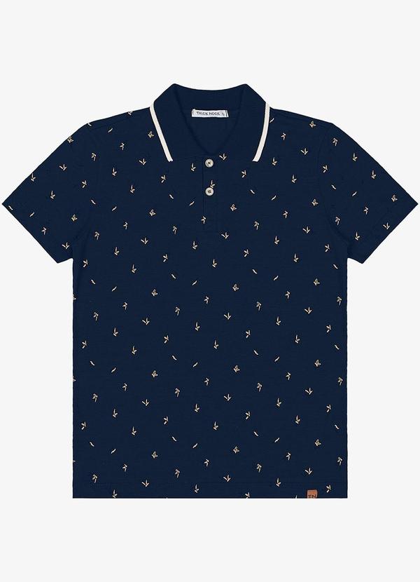 Polo Infantil Masculina Azul - Trick Nick