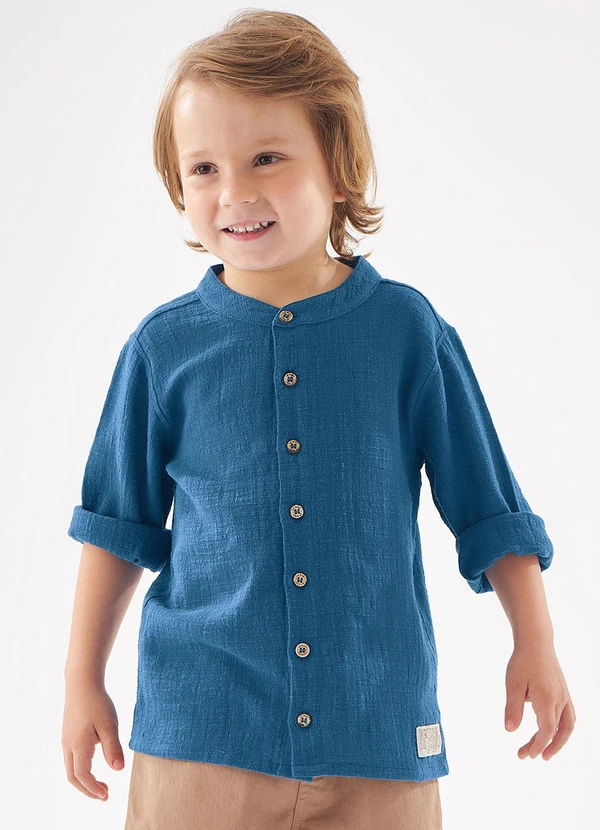 Bata Infantil Menino Azul - Up Baby