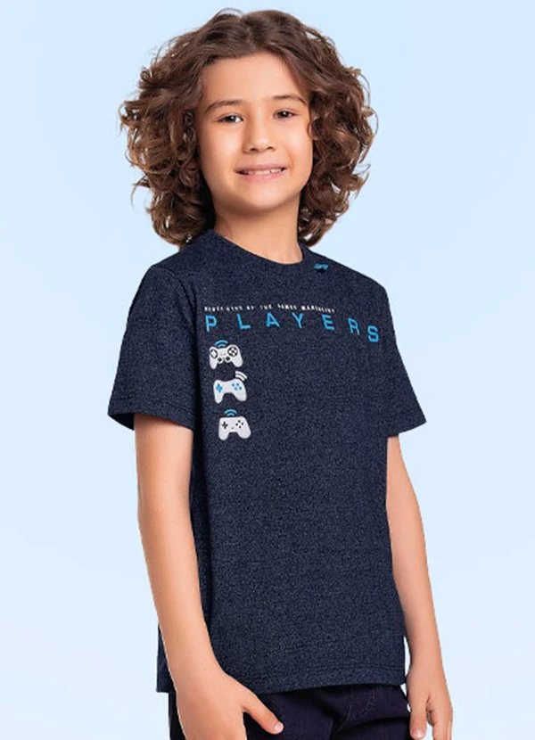 Camiseta Azul - Fakini Kids