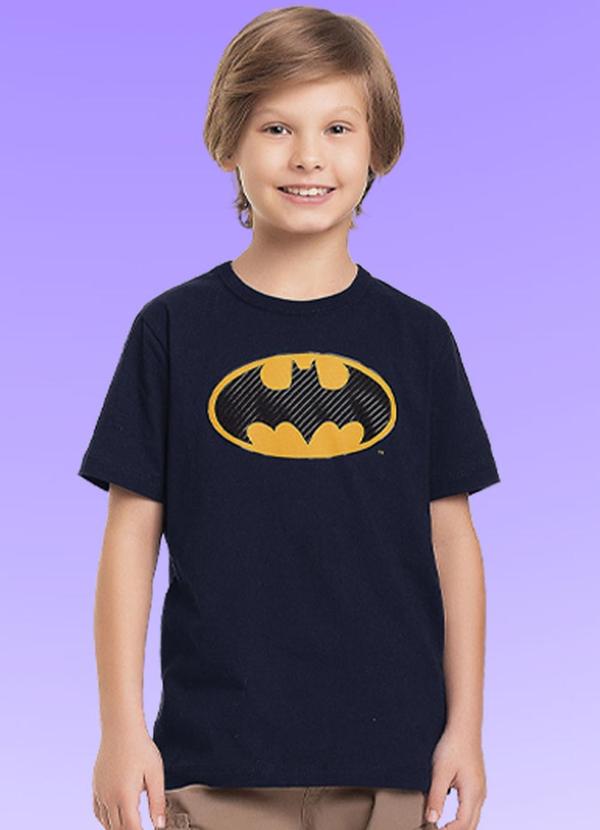 Camiseta Batman Azul - Fakini Kids