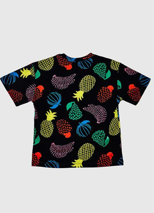 Camiseta de Menino Malh Popfruit Preto - Fabula