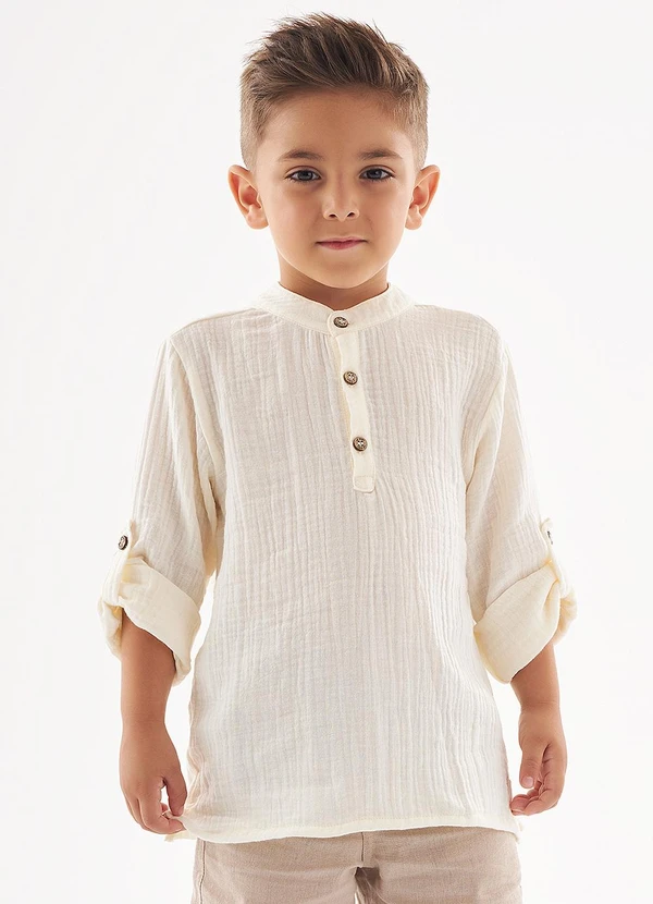 Bata Infantil para Menino Bege - Up Baby