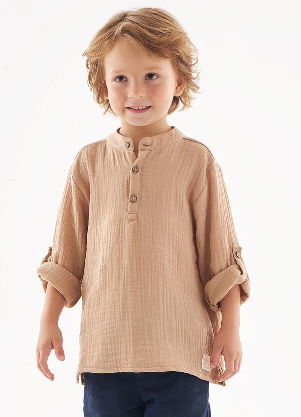 Bata Infantil para Menino Bege - Up Baby