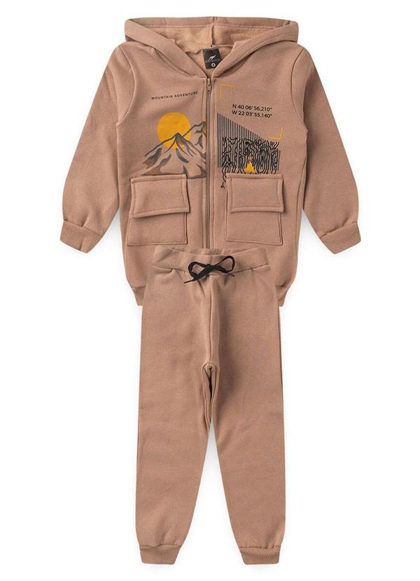 Conjunto Inf. Menino Mount Kangulu Terra - Rosa Azul