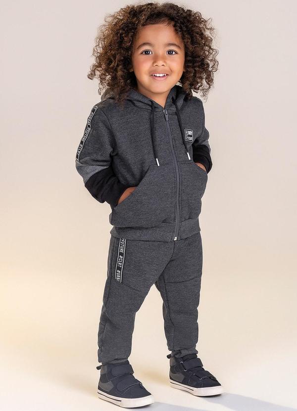 Conjunto Infantil Menino Future Boy Cinza - Elian