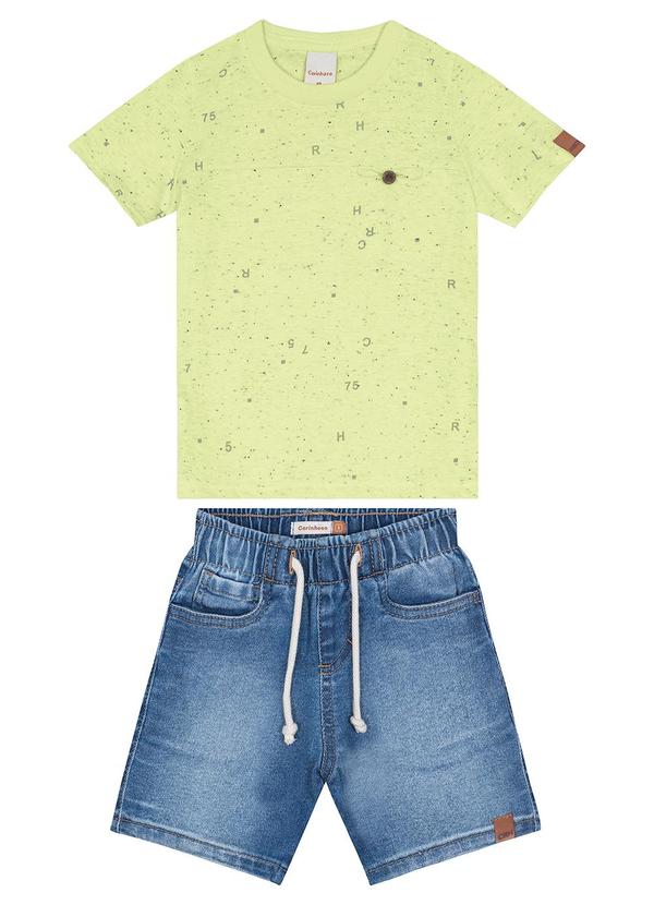 Conjunto Botonê Comfort Menino Verde - Carinhoso