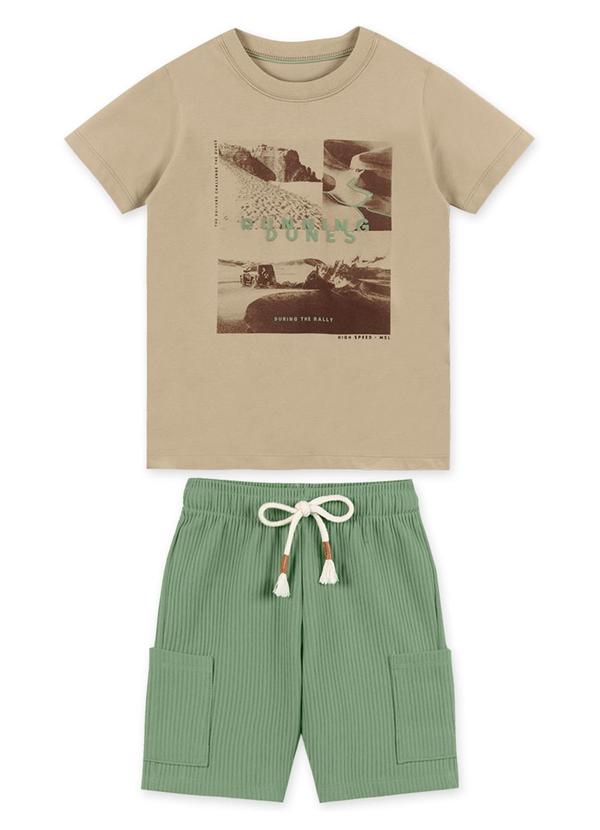 Conjunto Curto Infantil Bege - Marisol