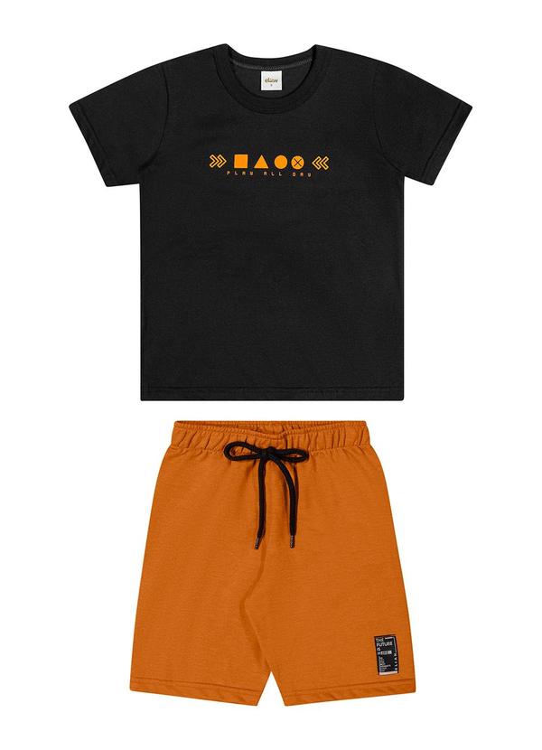 Conjunto Infantil Menino Play Elian Preto - Elian