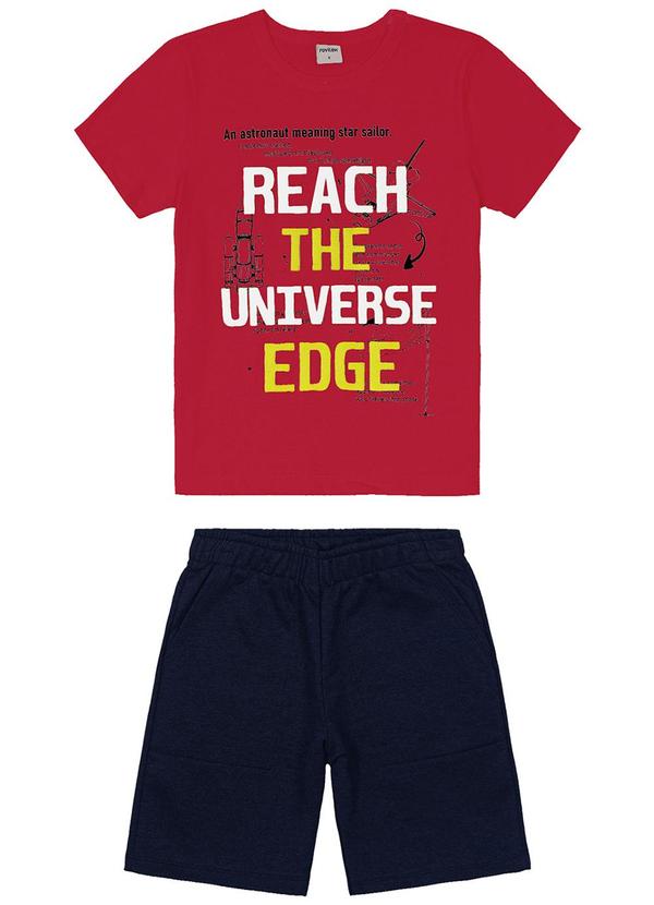 Conjunto Juvenil Masculino Universe Vermelho - Rovi Kids