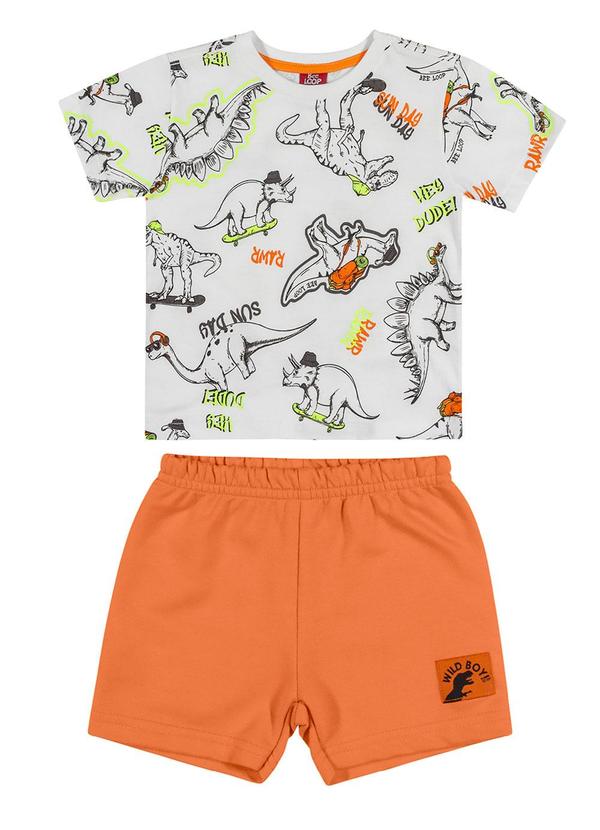 Conjunto para Bebê Menino Branco - Bee Loop