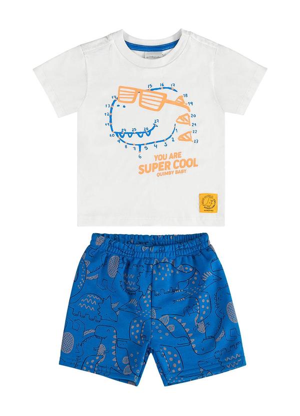 Conjunto Super Cool para Bebê Menino Branco - Quimby