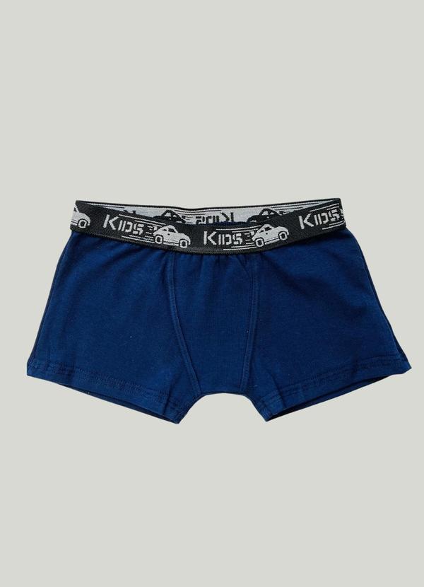 Cueca Boxer Infantil Azul Marinho - Docetine e Miniman