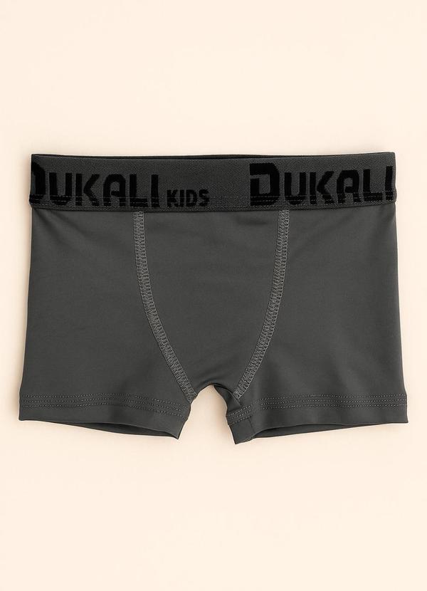 Cueca Boxer Infantil Cinza - Dukali