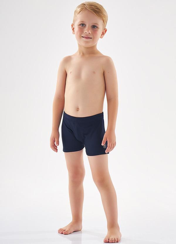 Sunga Boxer com Fps+50 Azul - Up Baby