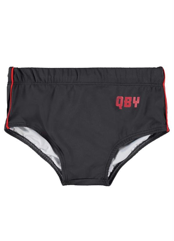 Sunga Infantil com Proteção Fps+50 Cinza - Quimby