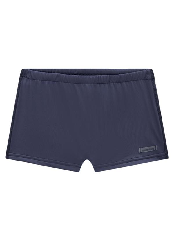 Sunga Menino em Malha Proteção Uv Azul - Marlan