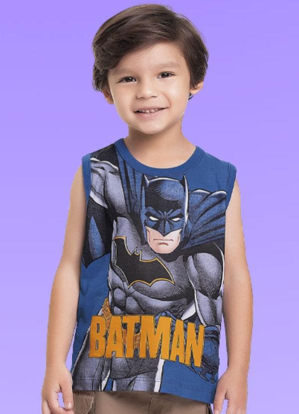 Regata Batman Azul - Fakini Kids