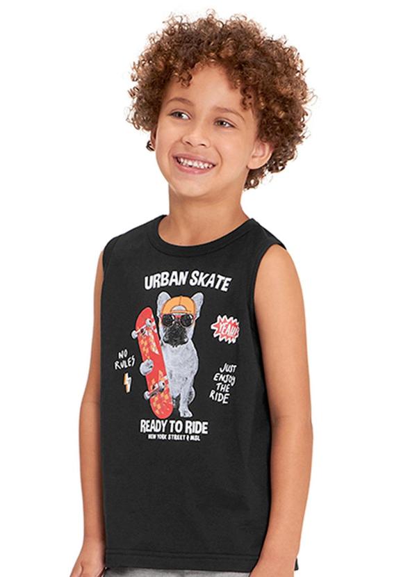 Marisol Play - Regata Infantil Masculina (Preto)