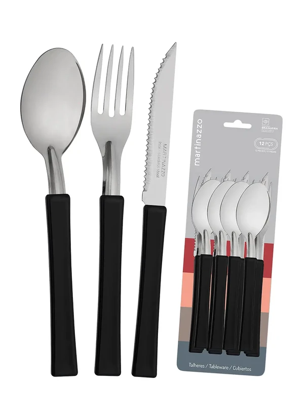 Kit Talheres Una 12 Peças - Lar&Lazer